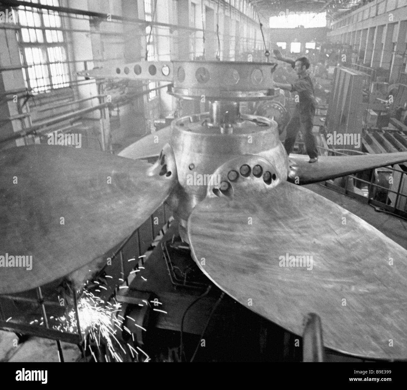 A screw propeller of the adjustable pitch for the Krym tanker ...