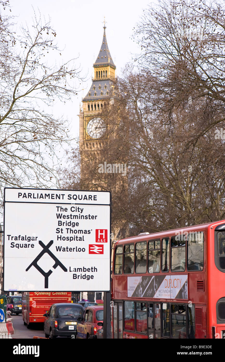 Street sign parliament square london hi-res stock photography and ...