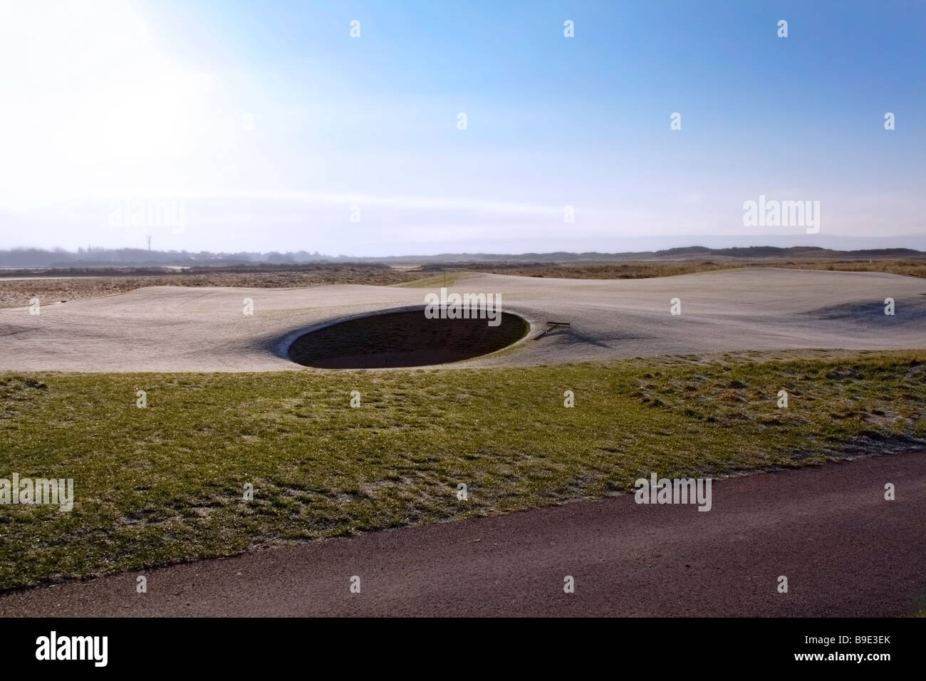 Sand pit rake hi-res stock photography and images - Alamy