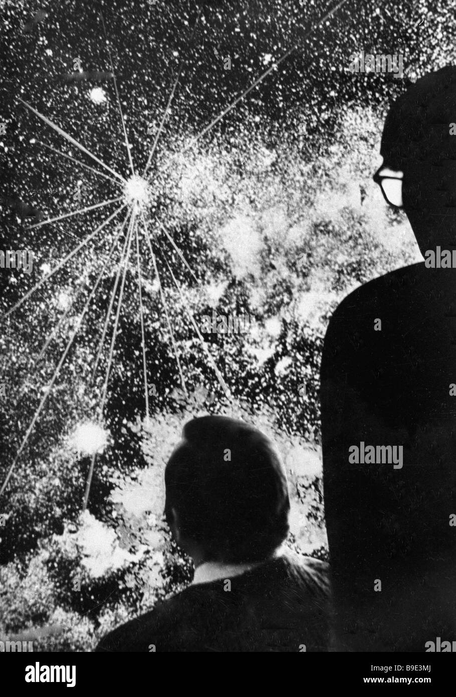 Physicists of Baksan neutrino observatory conduct research Stock Photo ...