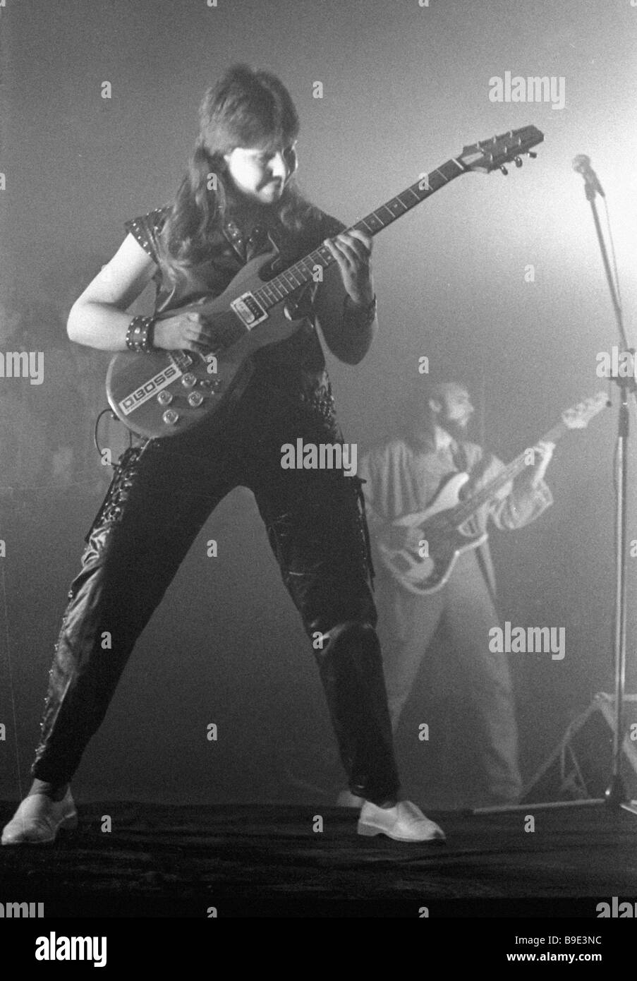 Margarita Timofeeva guitar player of Combo Jazz rock group performing ...