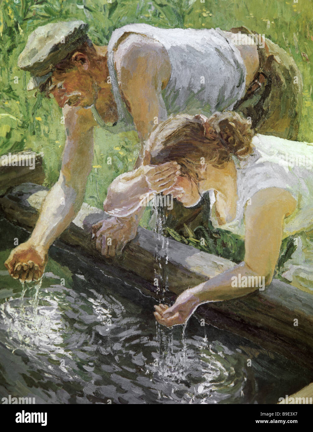 Arkady Plastov 1893 1972 Noon State Russian Museum St Petersburg Stock Photo - Alamy