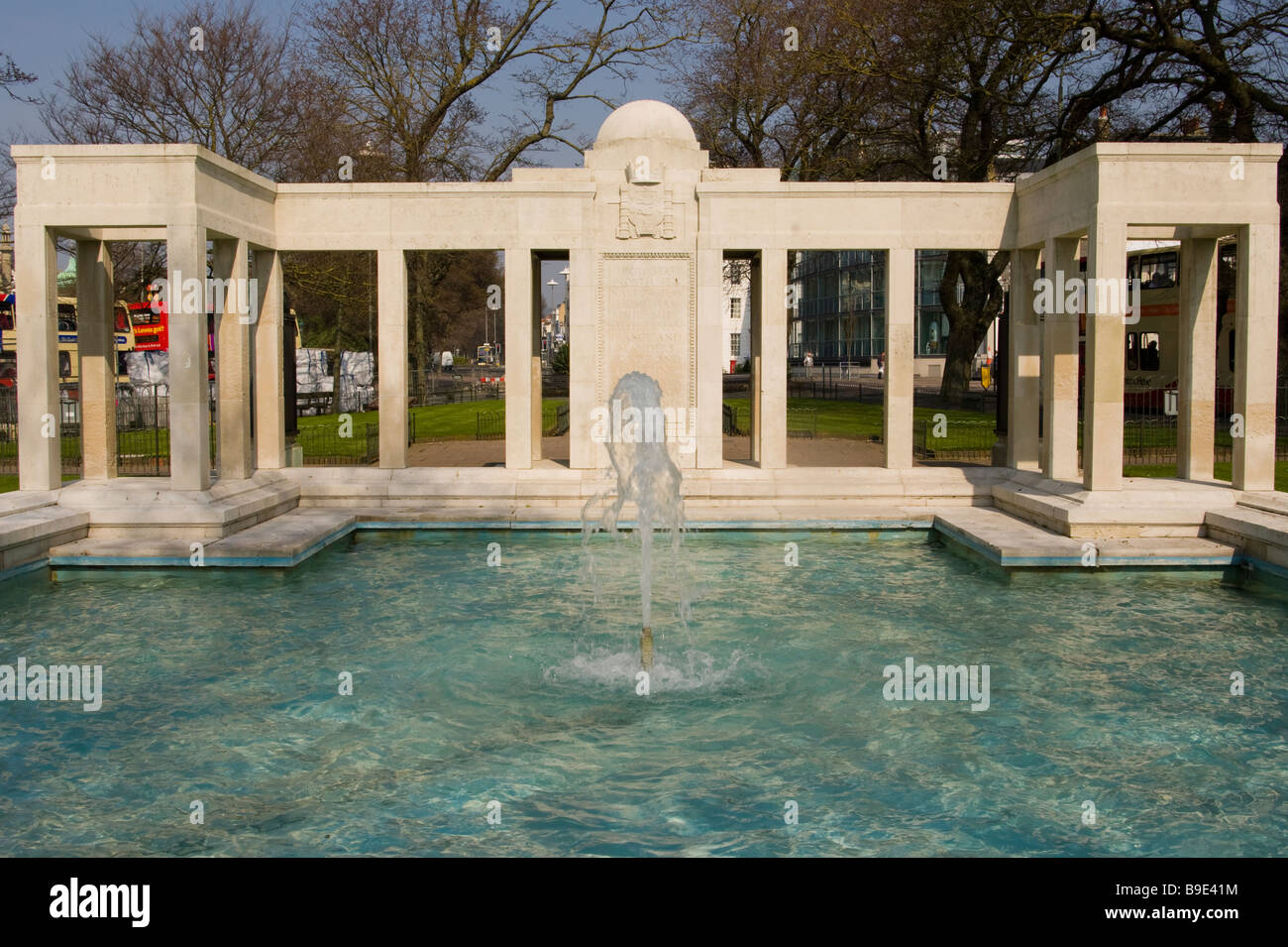 War Memorial Monument The Steine Brighton East Sussex England Stock ...