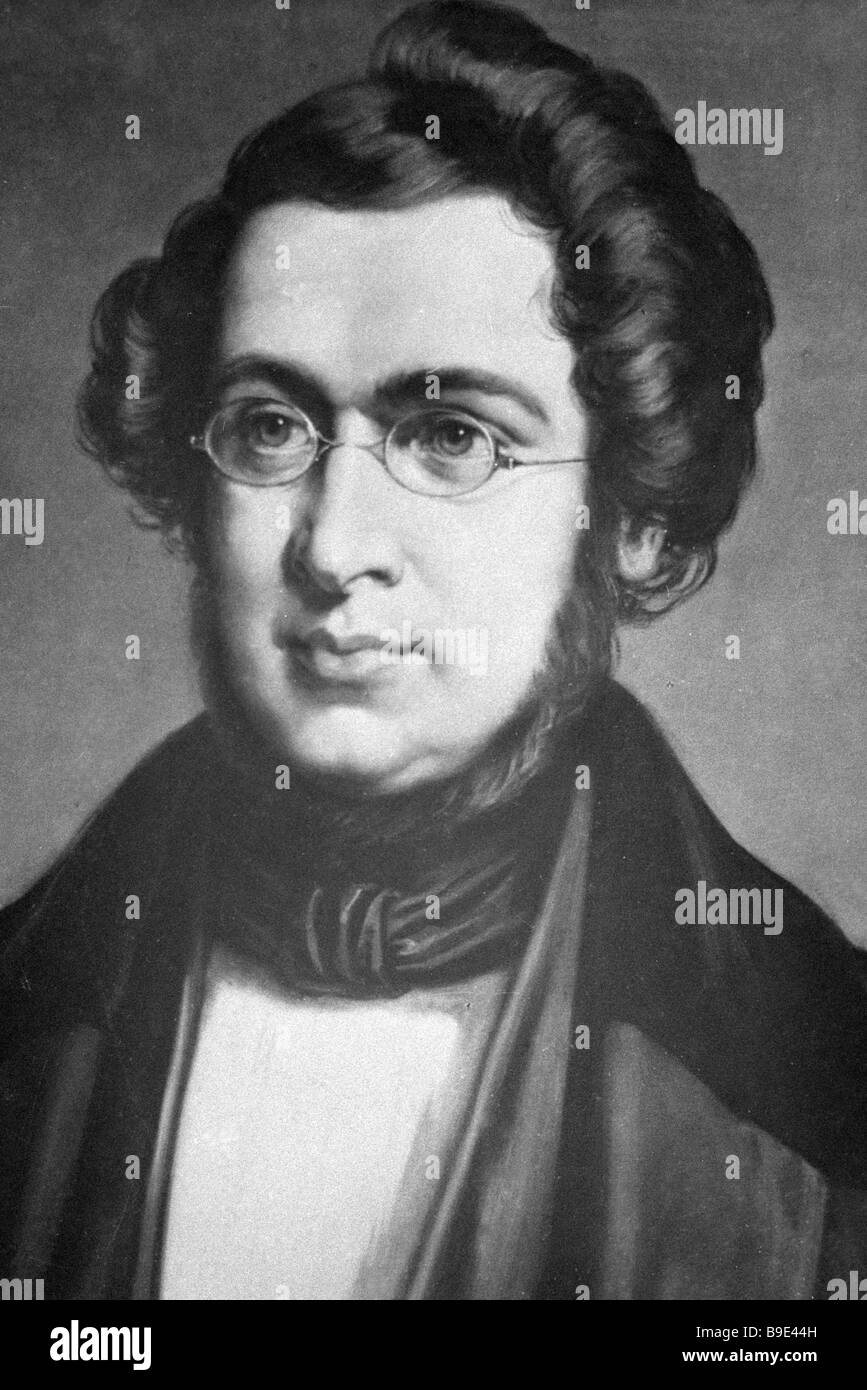 Reproduced portrait of the French composer Adolphe Charles Adam Stock ...