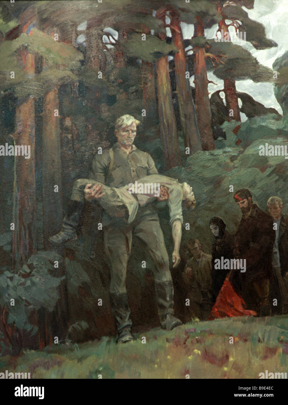 Reproduction of The Murmuring Pine Trees painting by Vyacheslav ...