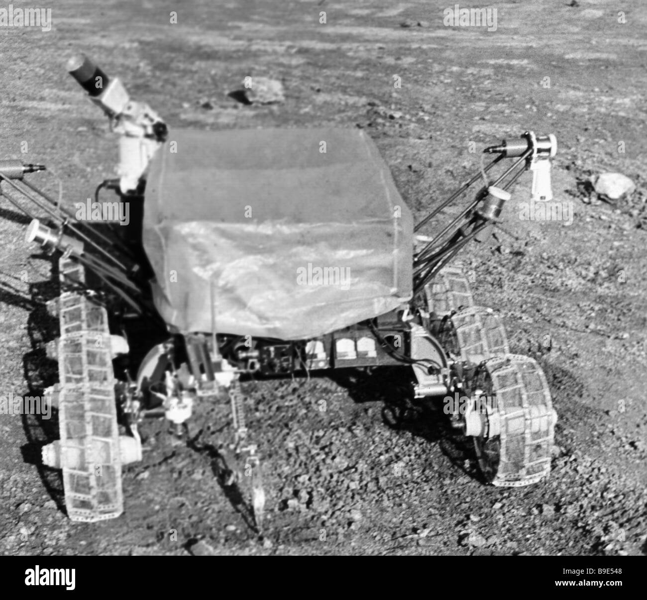 Tests of a model of Moon Rover 2 Stock Photo - Alamy