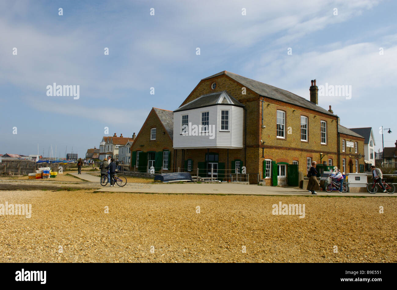 The pebble beach at Whitstable, Kent Stock Photo - Alamy