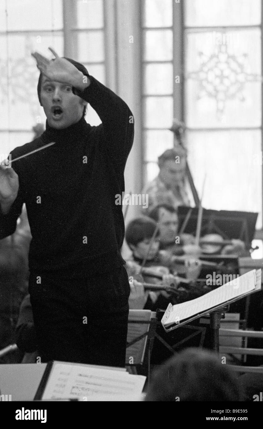 The orchestra conductor of the Ukrainian State Merited Academic Dance ...