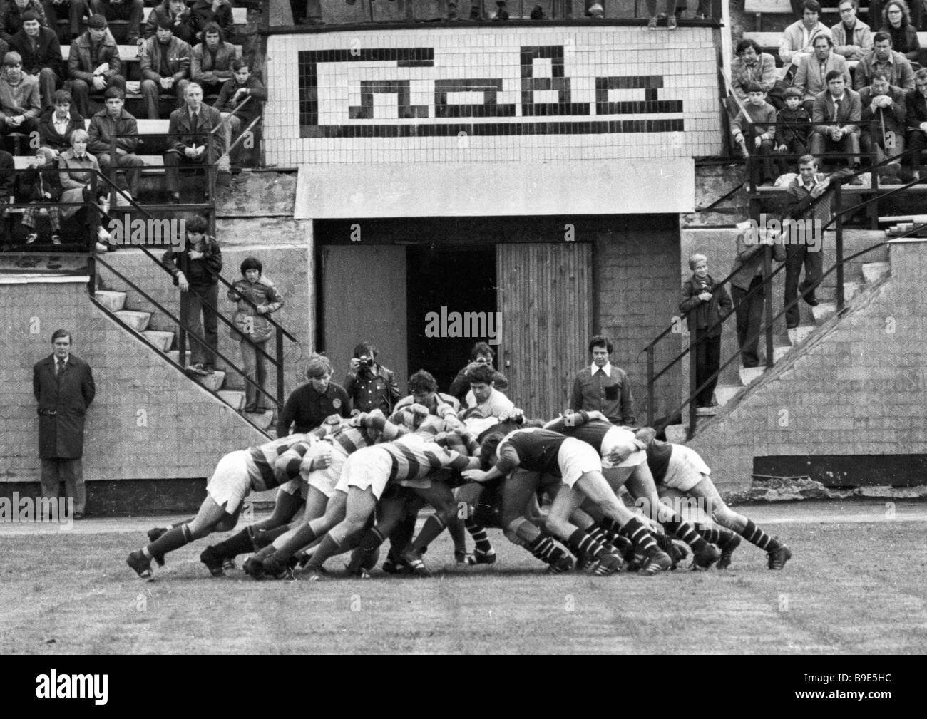 The Slava rugby team of Moscow s Watch Factory No 2 Stock Photo - Alamy