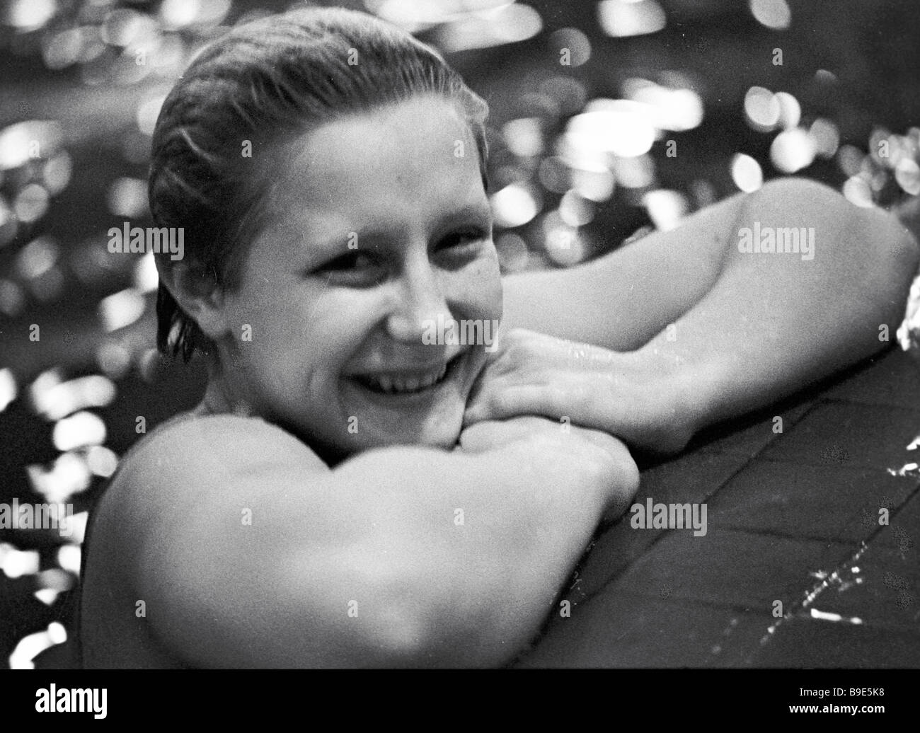 Honored Master of Sport world and European champion in swimming Galina ...