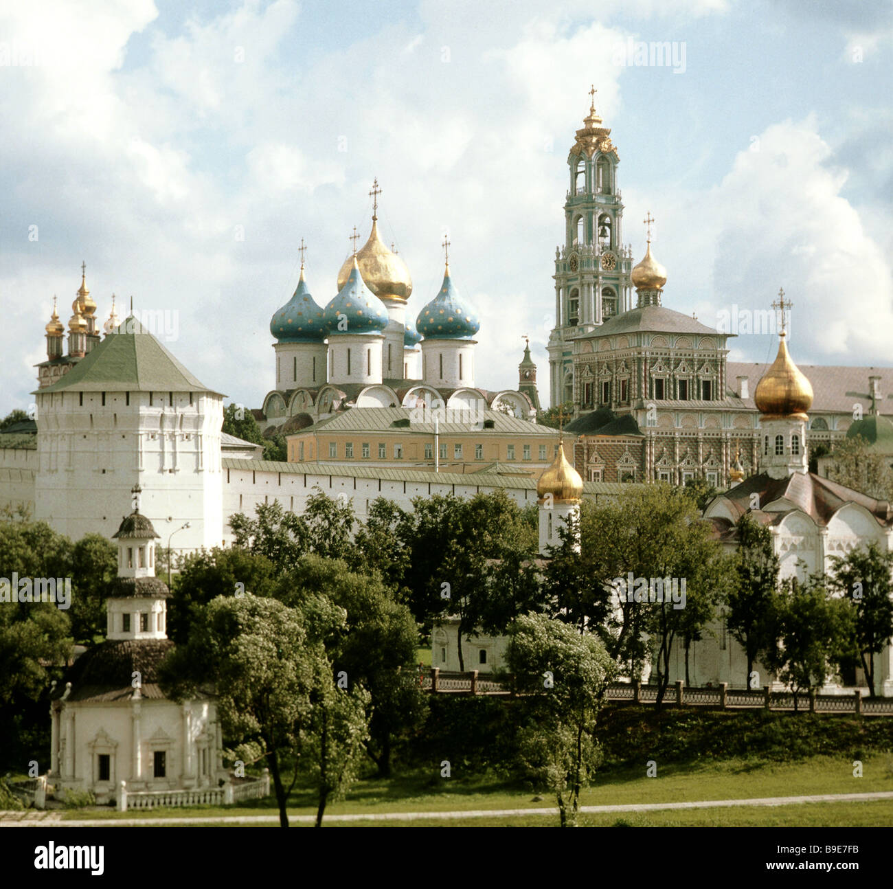 Zagorsk state historical artistic museum preserve View of Trinity St ...
