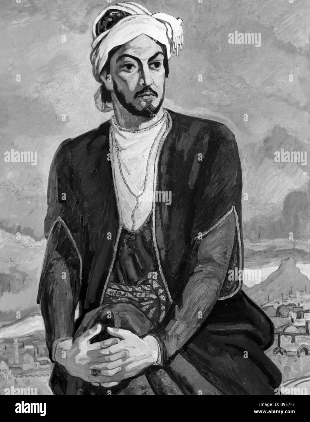 Reproduction of Mikhail Abdullaev s portrait of the outstanding 14th ...