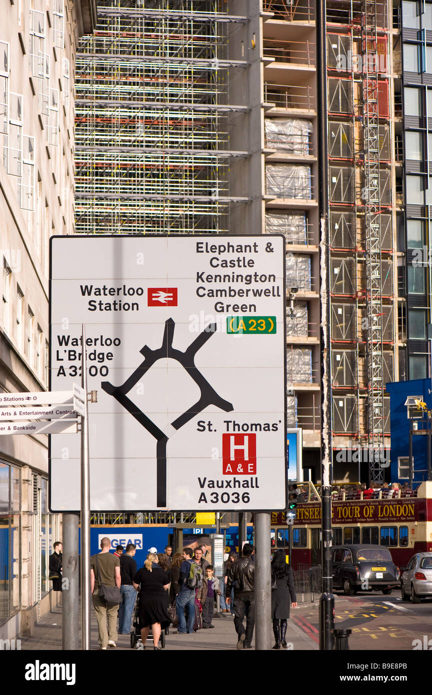 Road sign London United Kingdom Stock Photo - Alamy