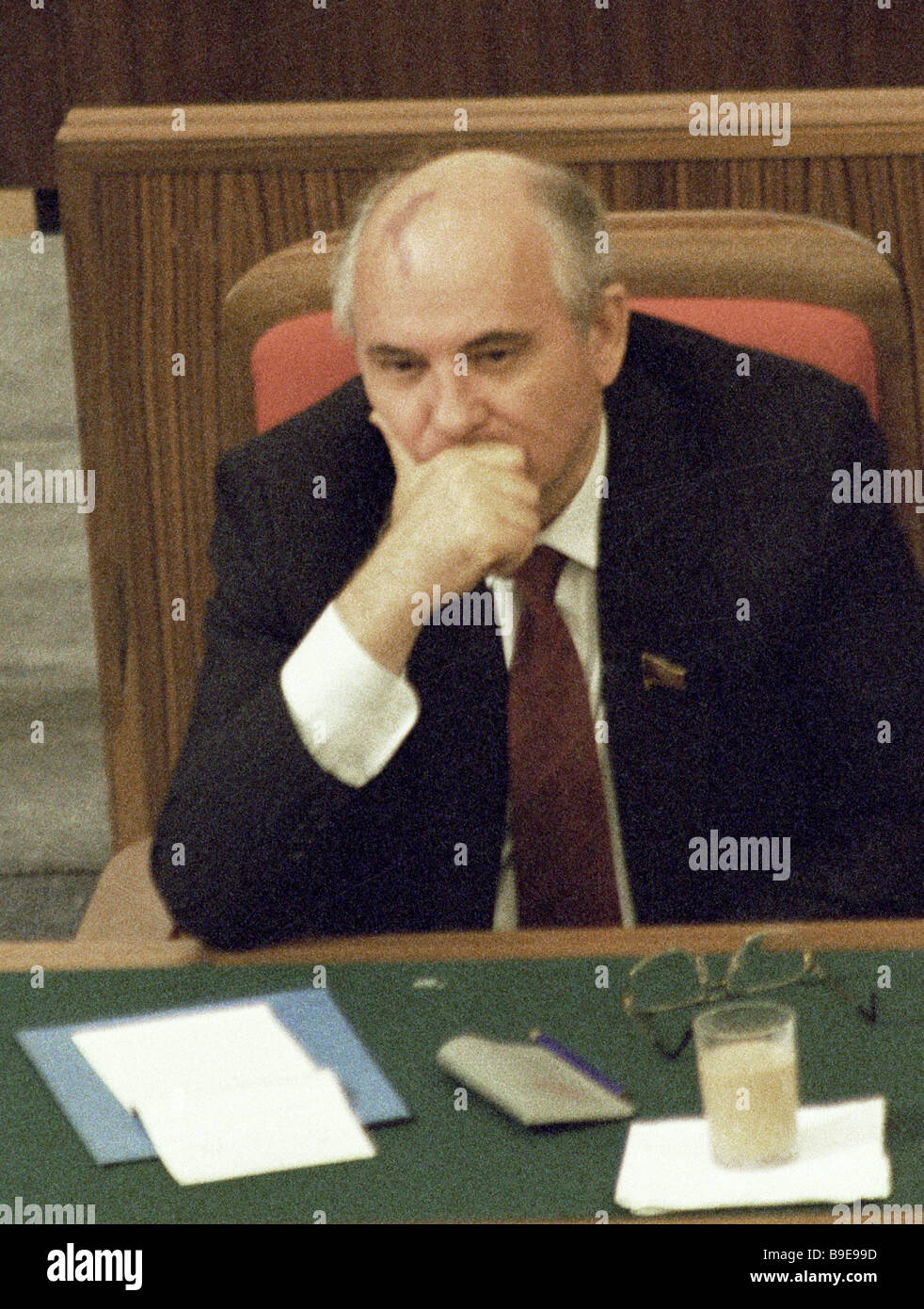 General Secretary of the CPSU Central Committee Mikhail Gorbachev in ...