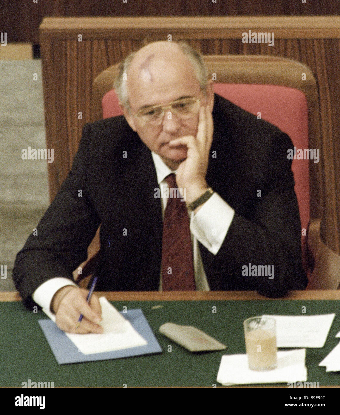 General Secretary of the CPSU Central Committee Mikhail Gorbachev in ...