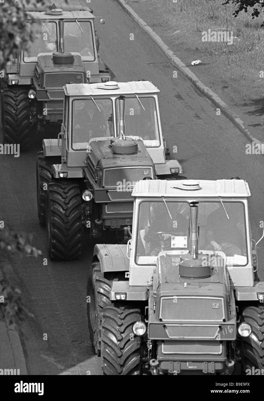 T 150k tractors produced by the Kharkov tractor plant Stock Photo - Alamy