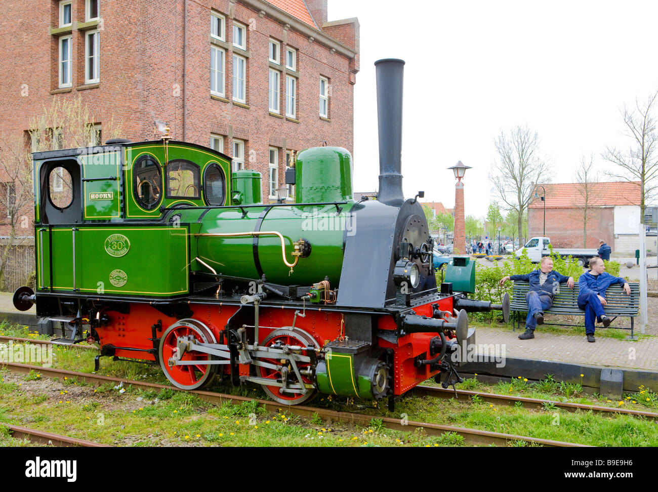 steam locomotive Hoorn Medemblik Noord Holland Netherlands Stock Photo ...