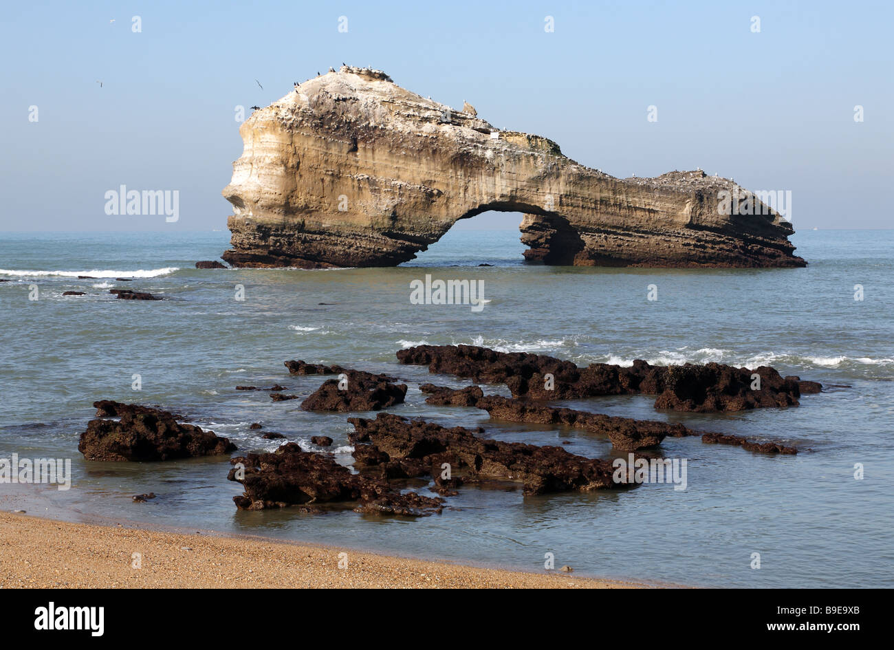 Rock beach biarritz france hi-res stock photography and images - Alamy