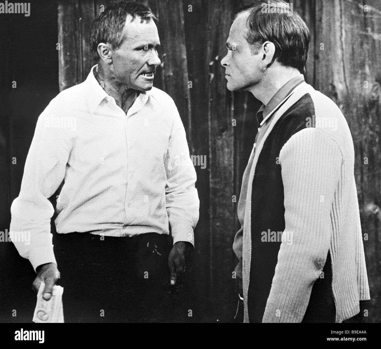 Vasily Shukshin left in the film The Red Snowball Tree Stock Photo - Alamy