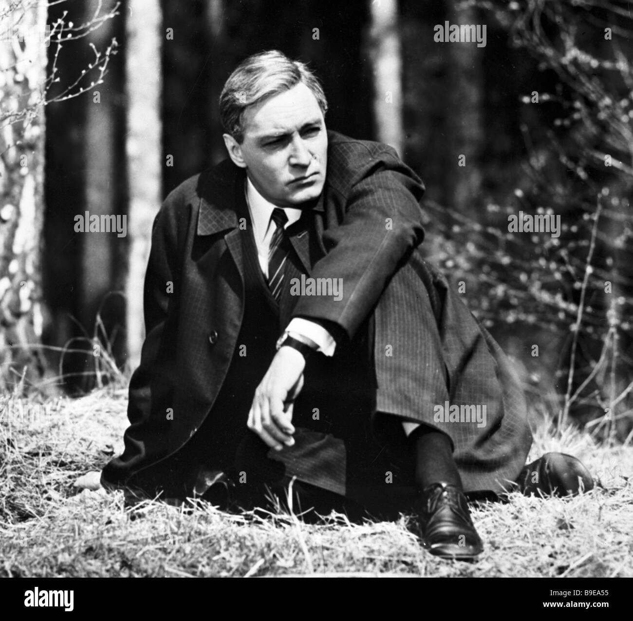 Actor Vyacheslav Tikhonov as Stirlitz in the TV series Seventeen ...