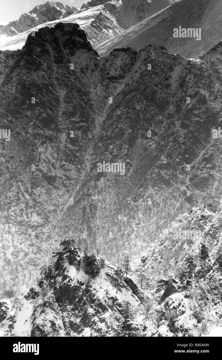 Mountains in Kabardin Balkaria Stock Photo - Alamy