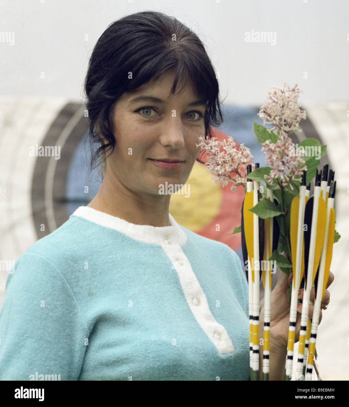 World archery champion Emma Gapchenko Stock Photo - Alamy