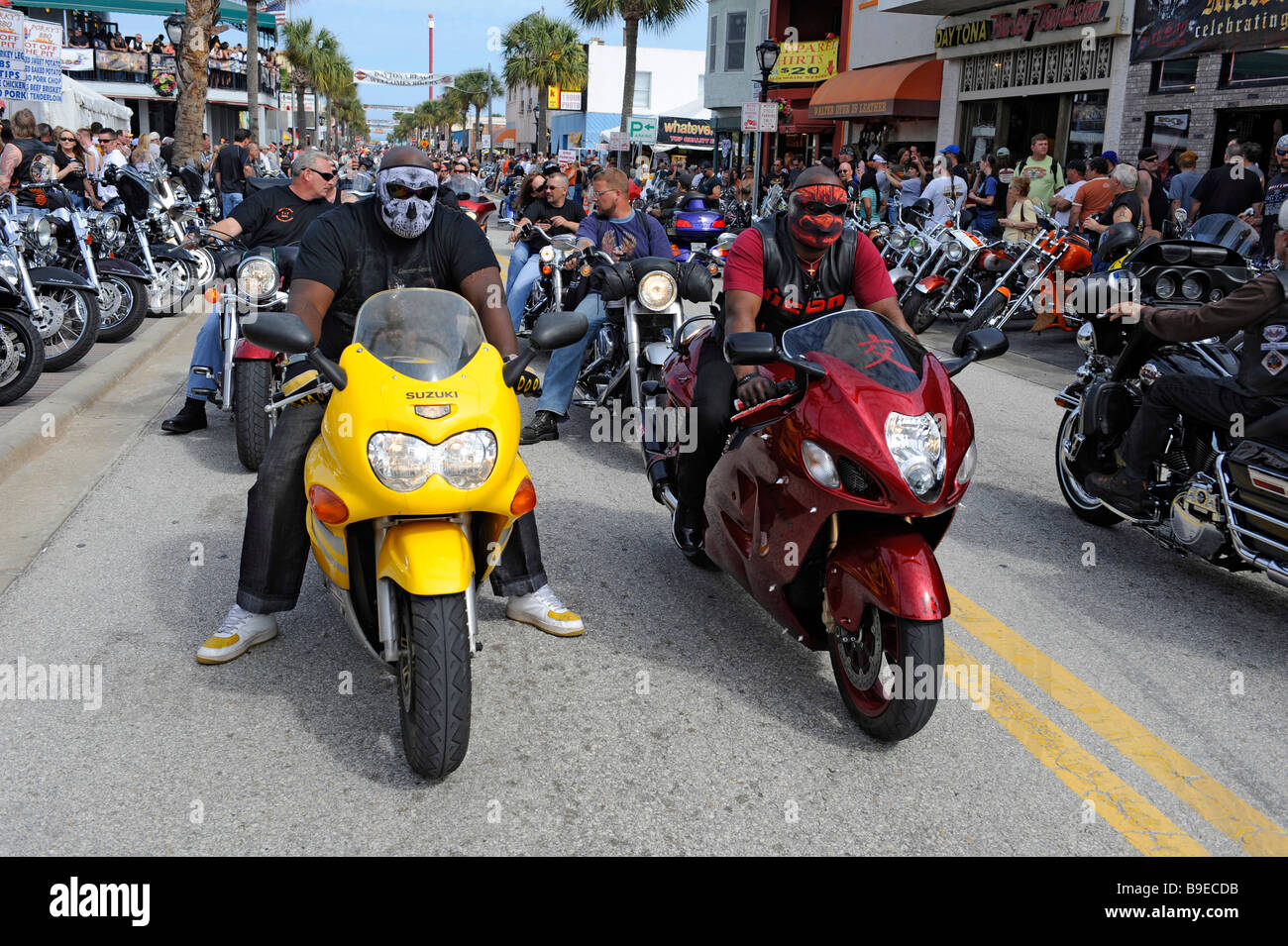 Daytona Beach Florida Biker Week motorcycle pilgrimage annual event ...
