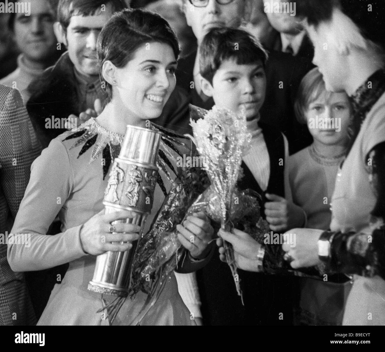 Irina Rodnina world and European champion in figure skating Stock Photo ...