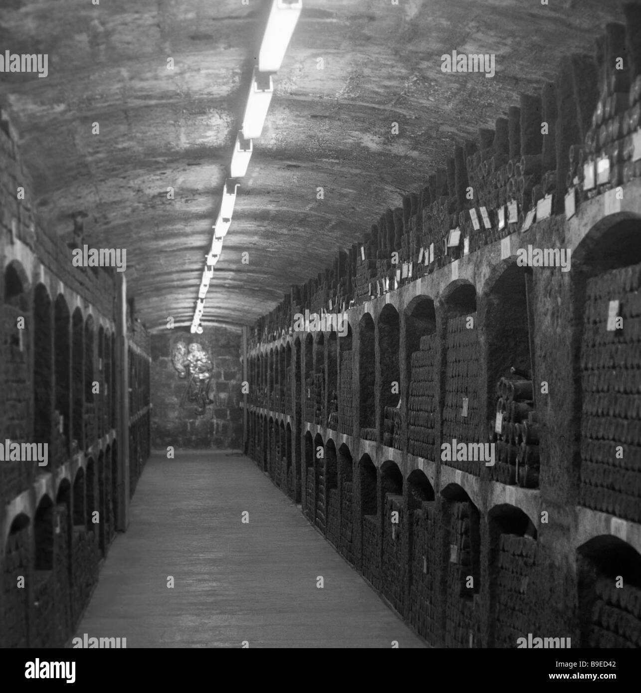 Cellar of Massandra winery Stock Photo - Alamy