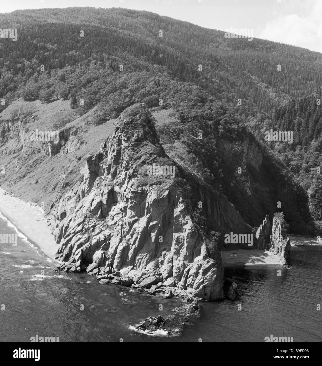 The Sea of Okhotsk coast Stock Photo - Alamy