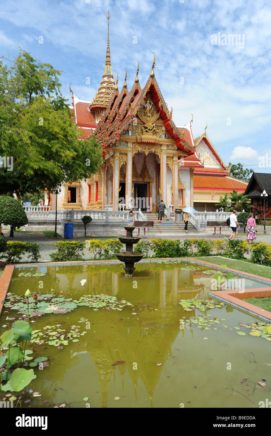 Wat Chalong Budhist Temple Phuket Thailand Stock Photo - Alamy