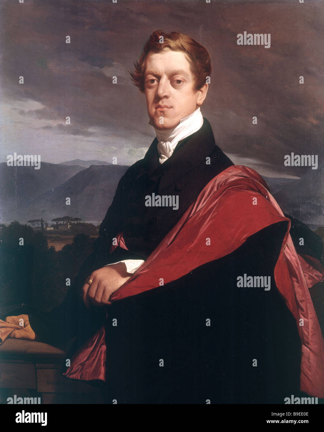 Jean Auguste Dominique Ingres Portrait of Count Guryev 1821 State ...