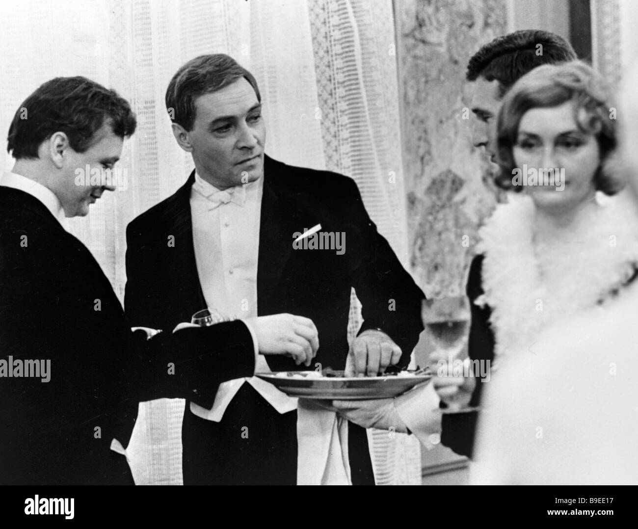 Vyacheslav Tikhonov right as Stierlitz and Oleg Tabakov left as ...