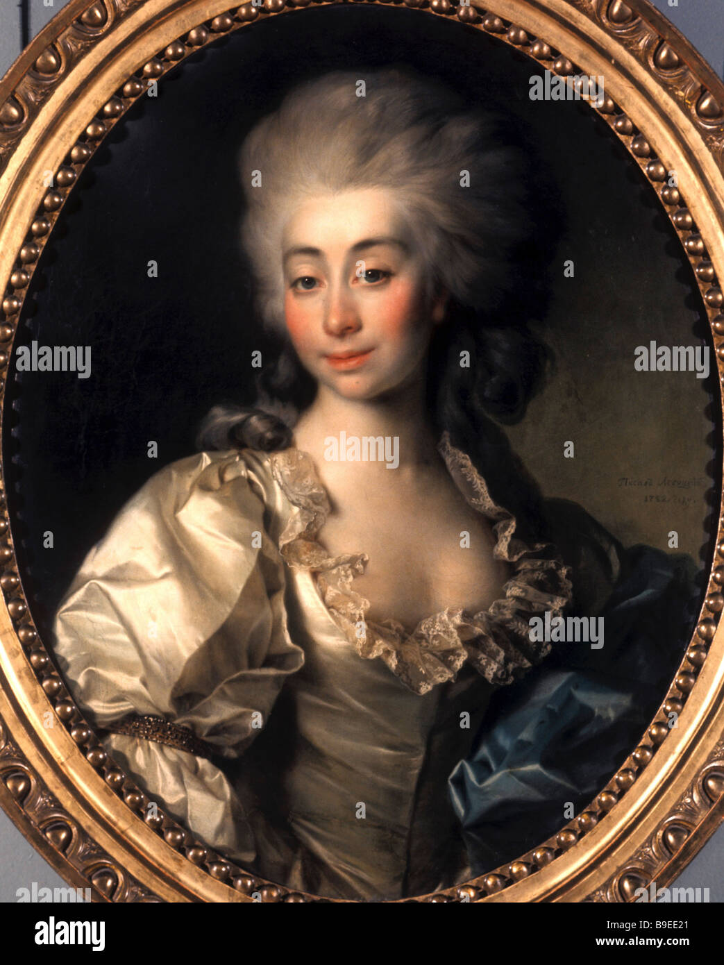 Portrait of Duchess Ursula Mniszech by Dmitry Levitsky 1735 1822 The State Tretyakov Gallery ...