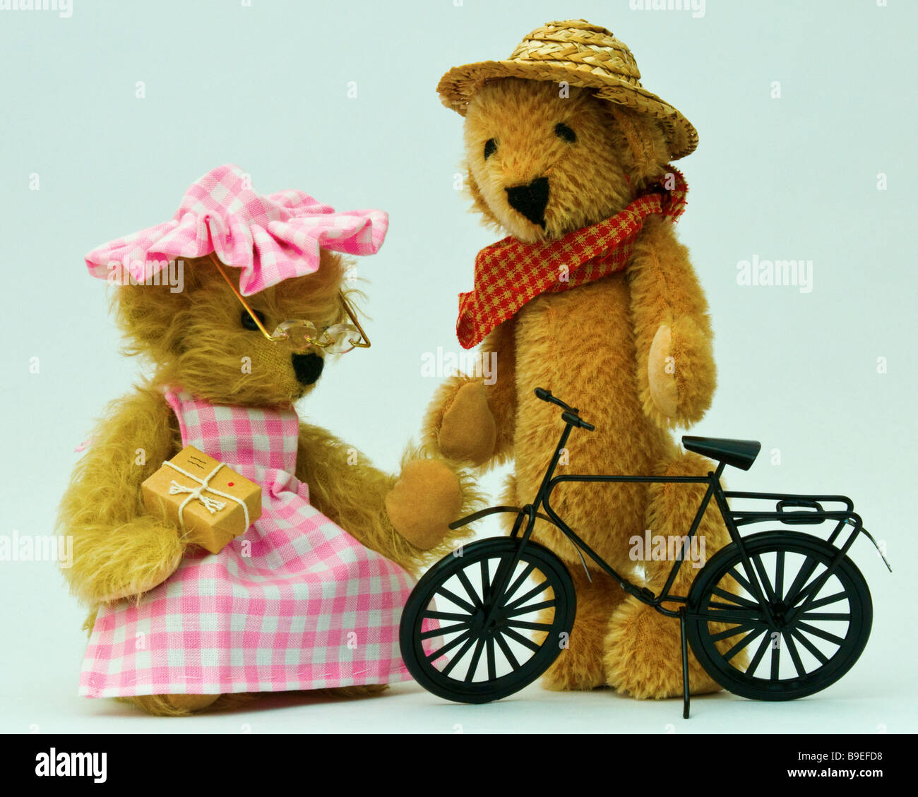 Miniature teddy bear meeting (Mini Bear Collection Stock Photo - Alamy