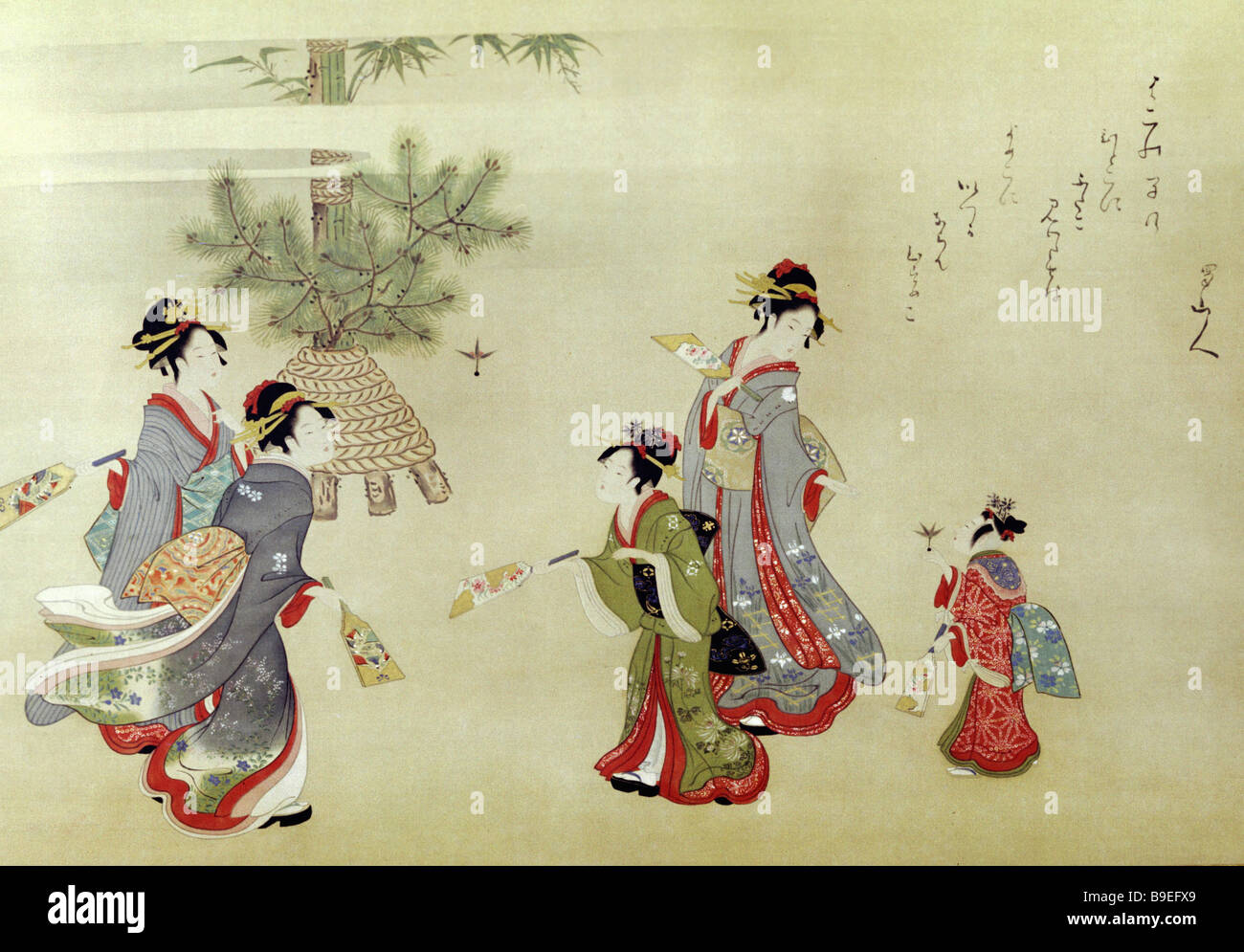 Japanese Painting Of 18th Century High Resolution Stock Photography and ...