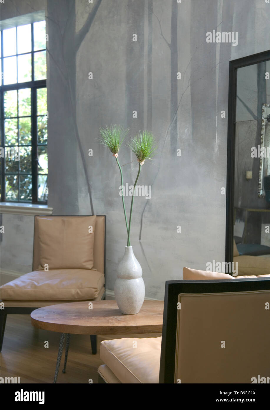 Modern sitting area Stock Photo - Alamy
