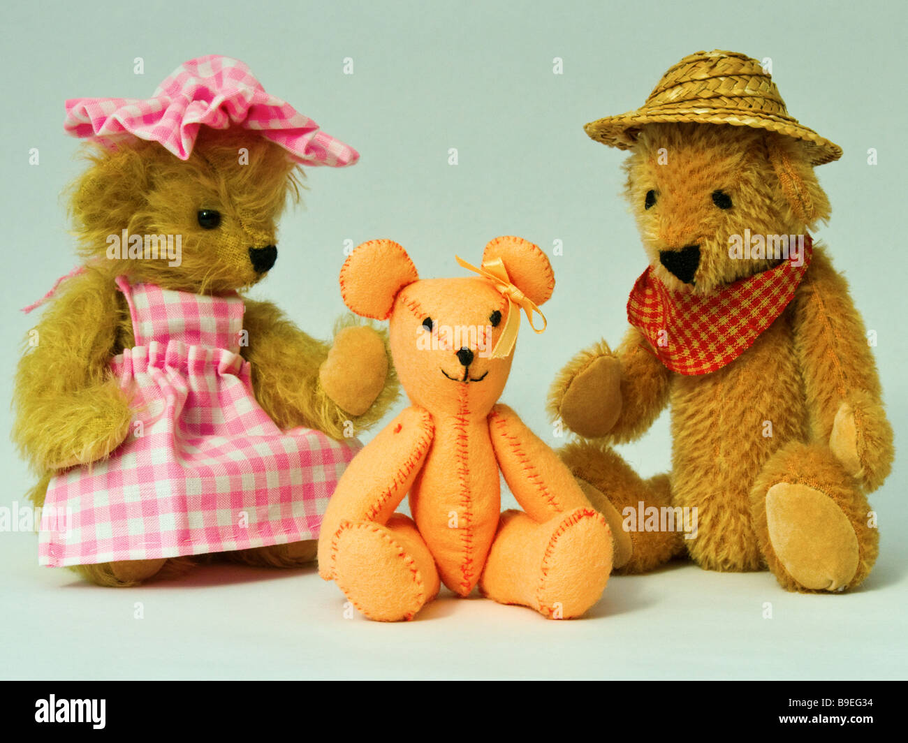Miniature teddy bear family (Mini Bear Collection Stock Photo - Alamy