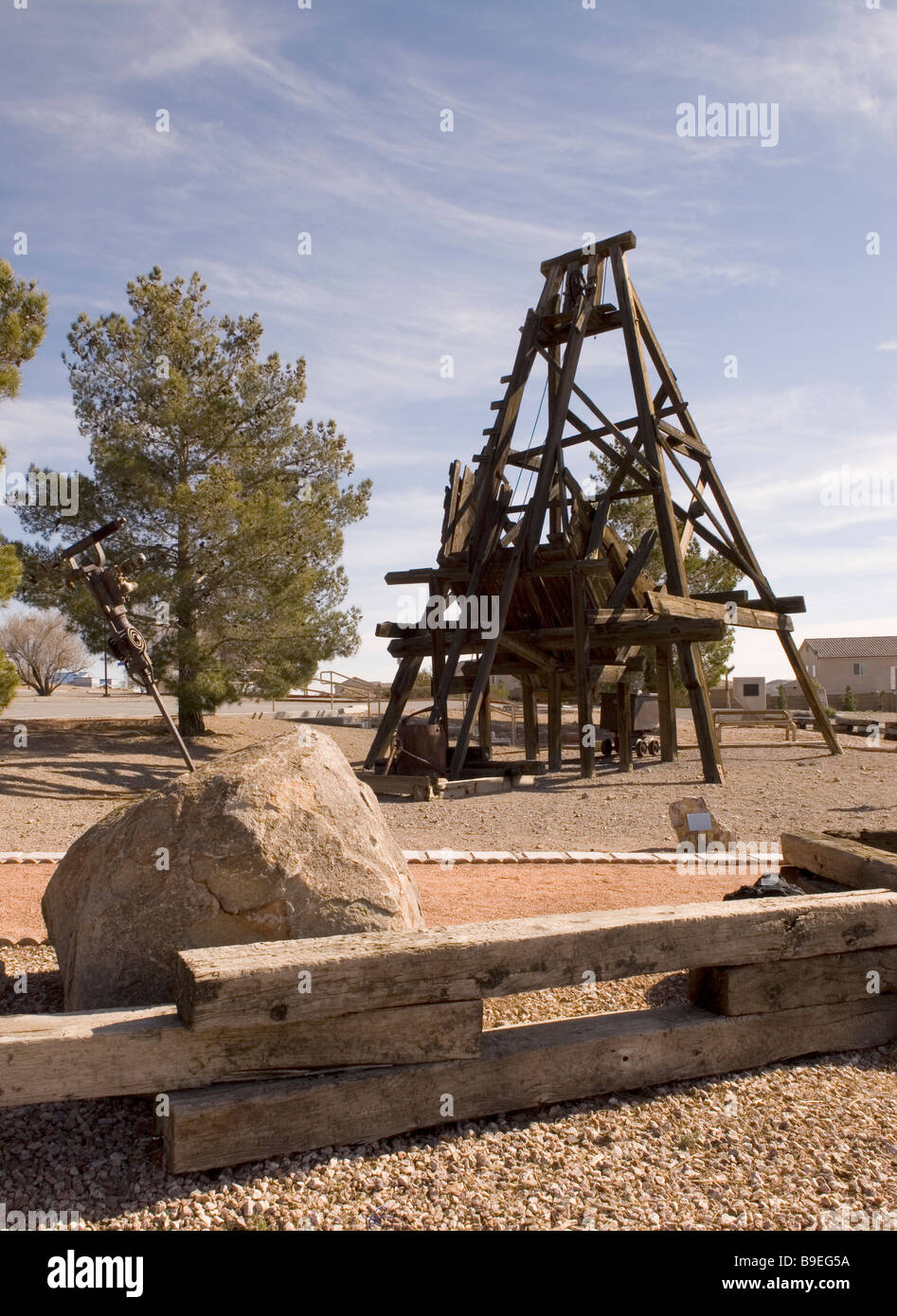 Searchlight Heritage Museum Nevada USA Stock Photo - Alamy