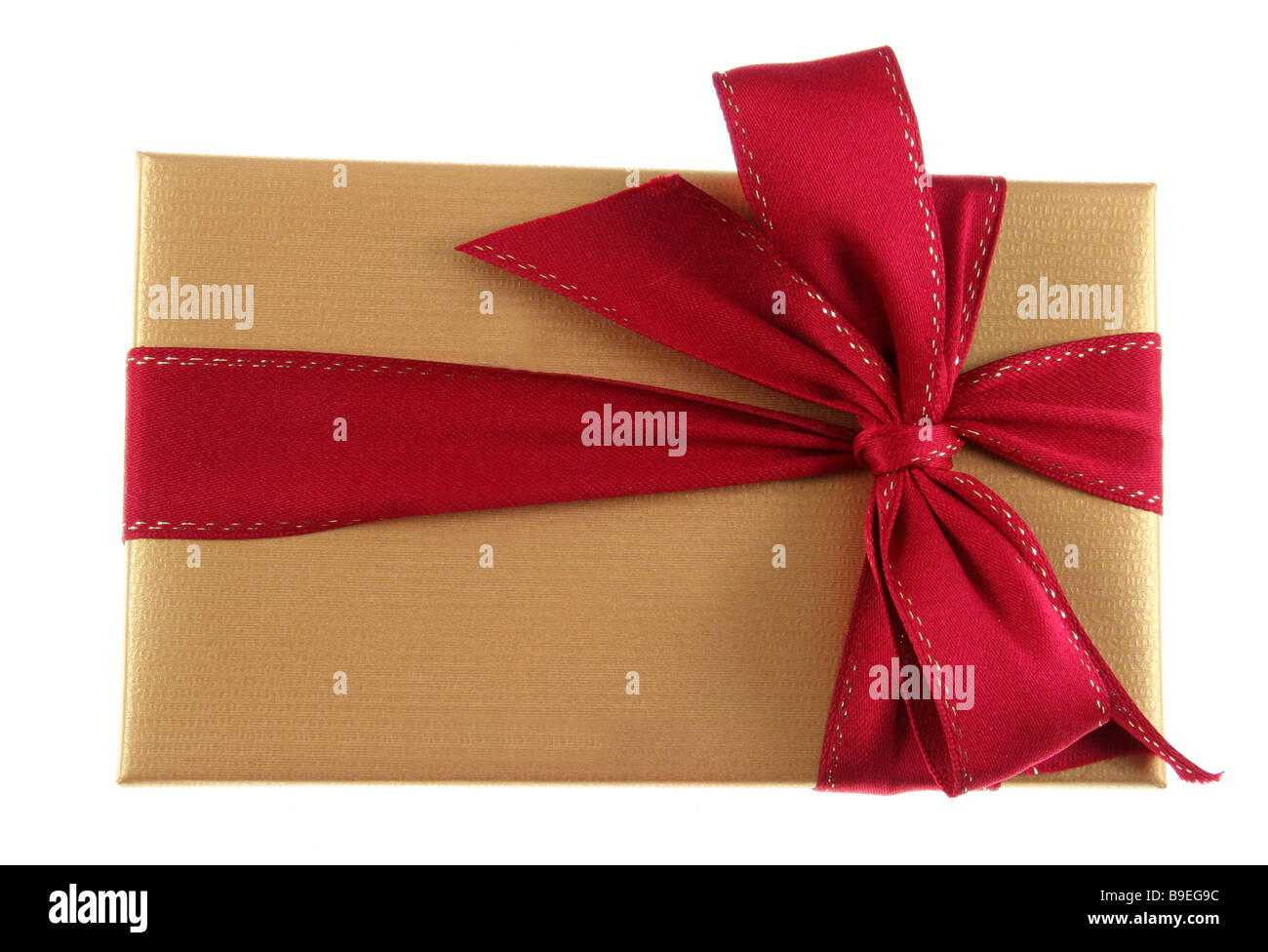 Gold Holiday Package Stock Photo - Alamy
