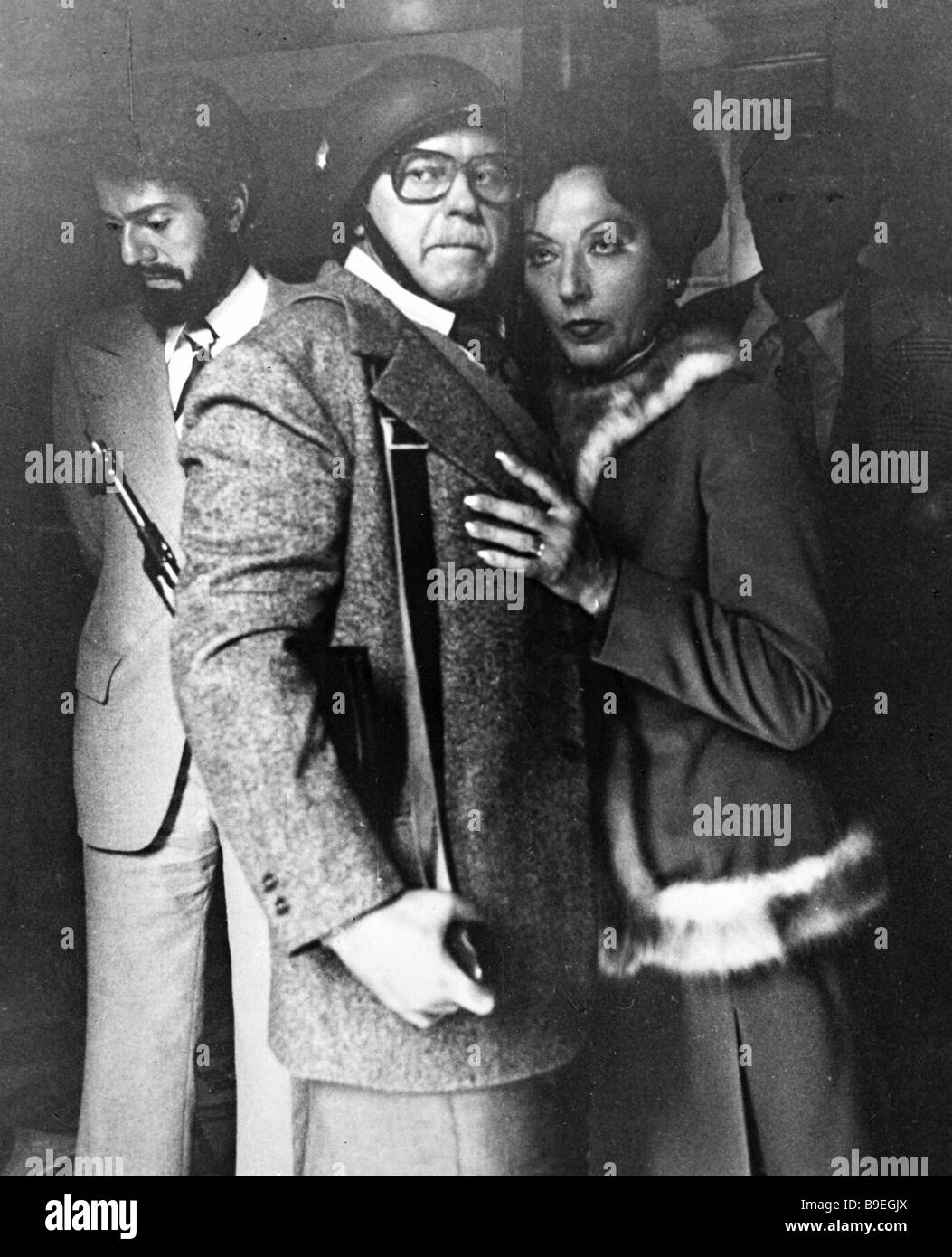 Donatas Banionis centre as President on the location of Vytautas ...