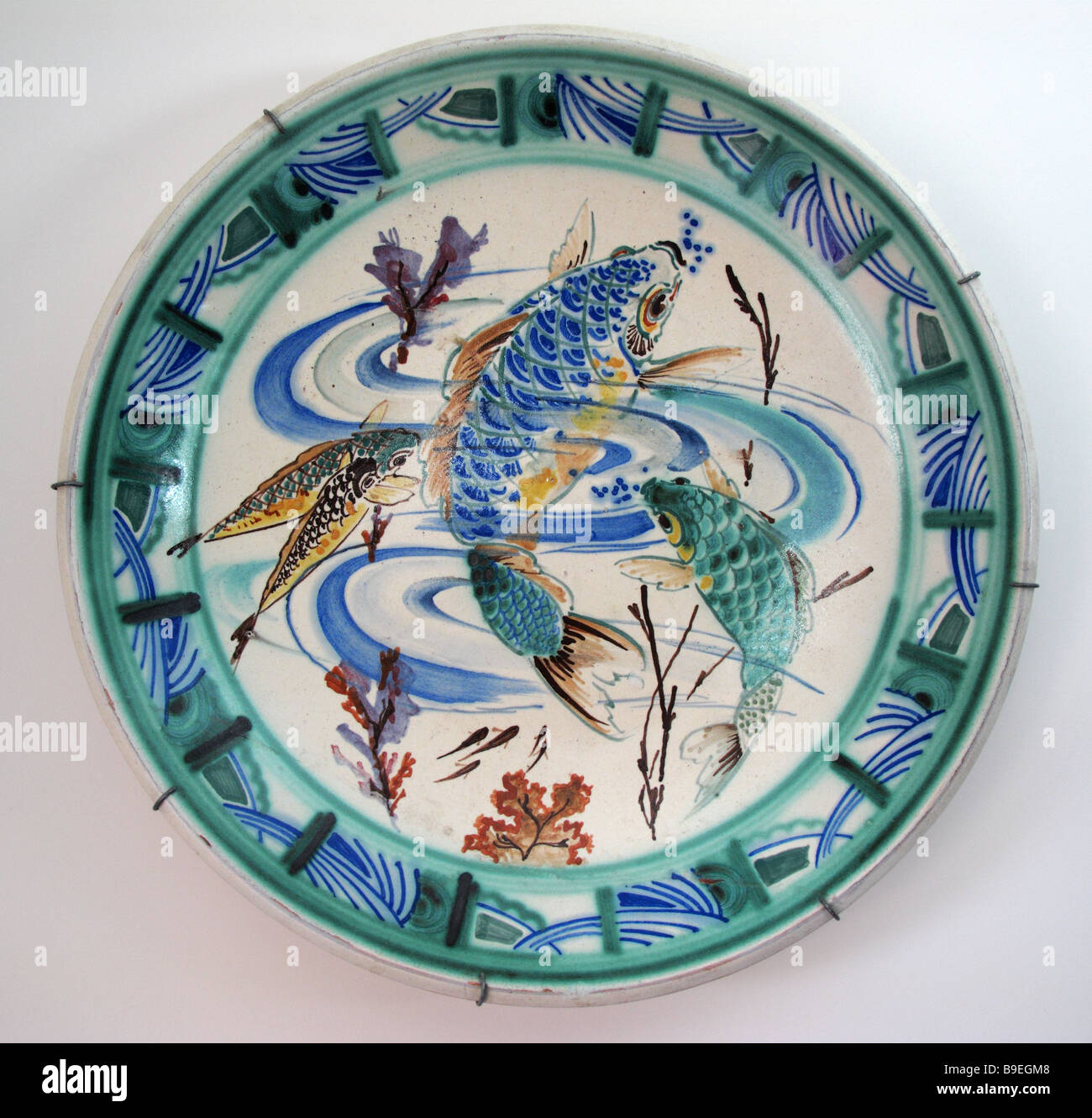 Collard Honiton Art Deco terracotta dish circa 1930 Stock Photo - Alamy