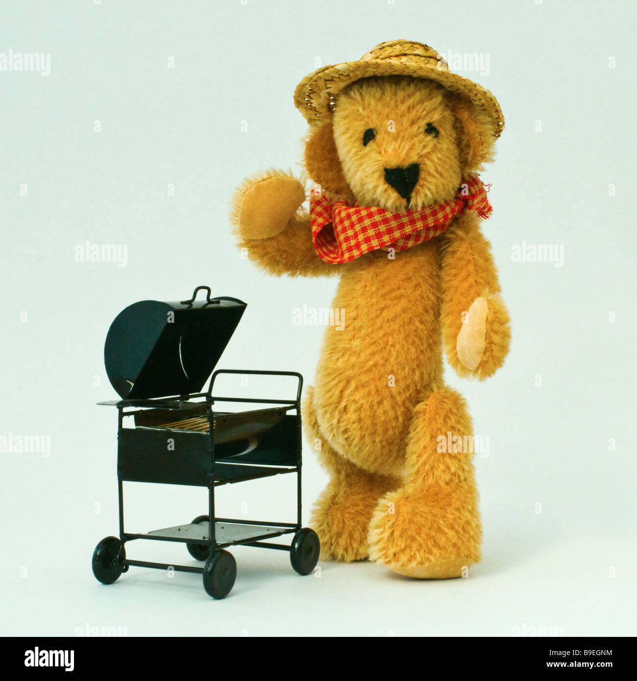 Miniature teddy bear BBQ (Mini Bear Collection Stock Photo - Alamy