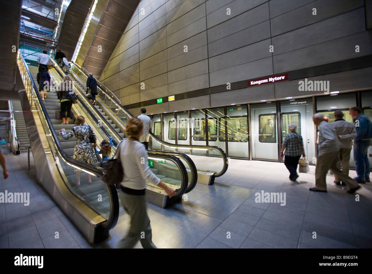 Underground Subway Metro Copenhagen Zealand Denmark Stock Photo - Alamy
