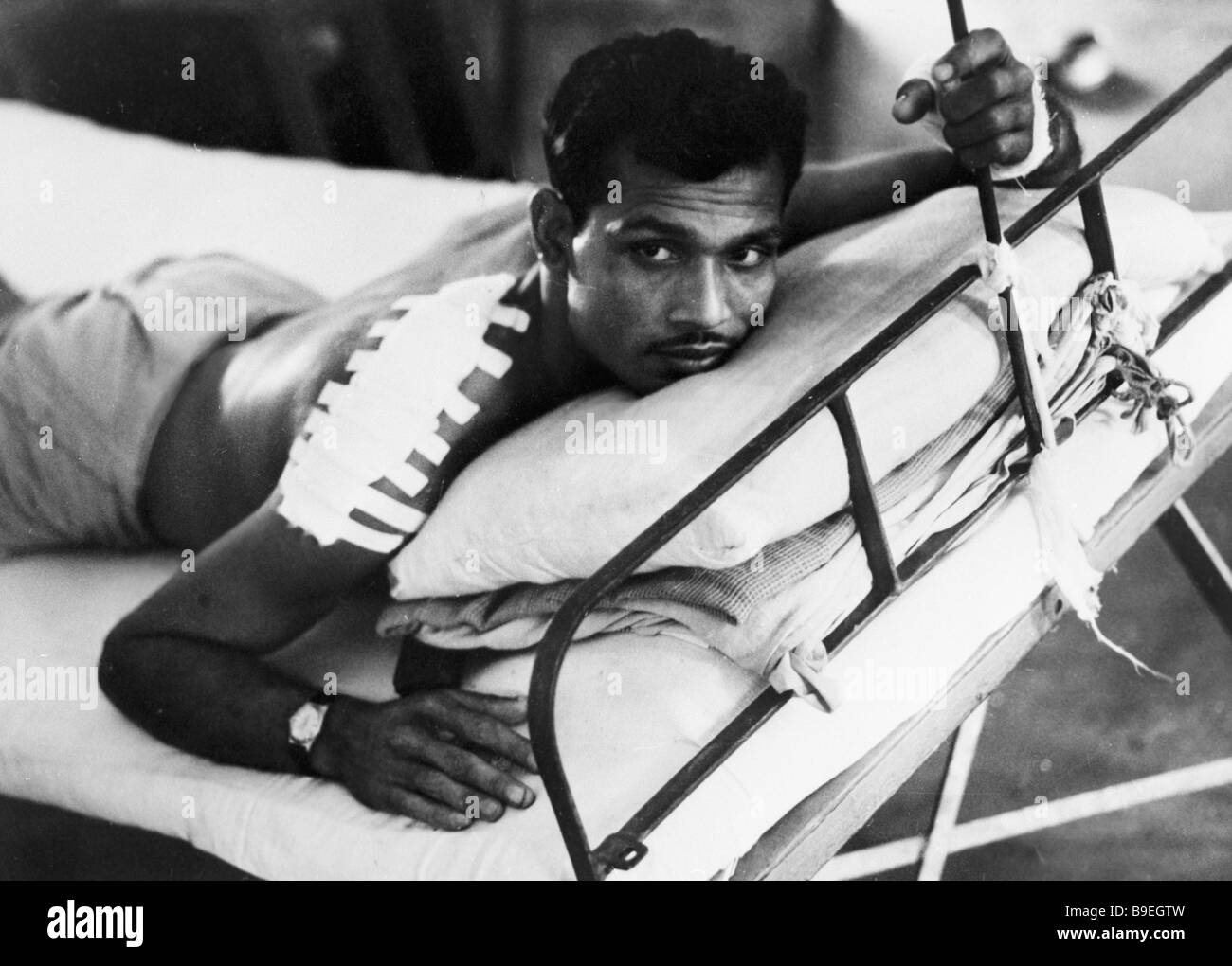 A man lost his leg during the punitive operation of government forces ...