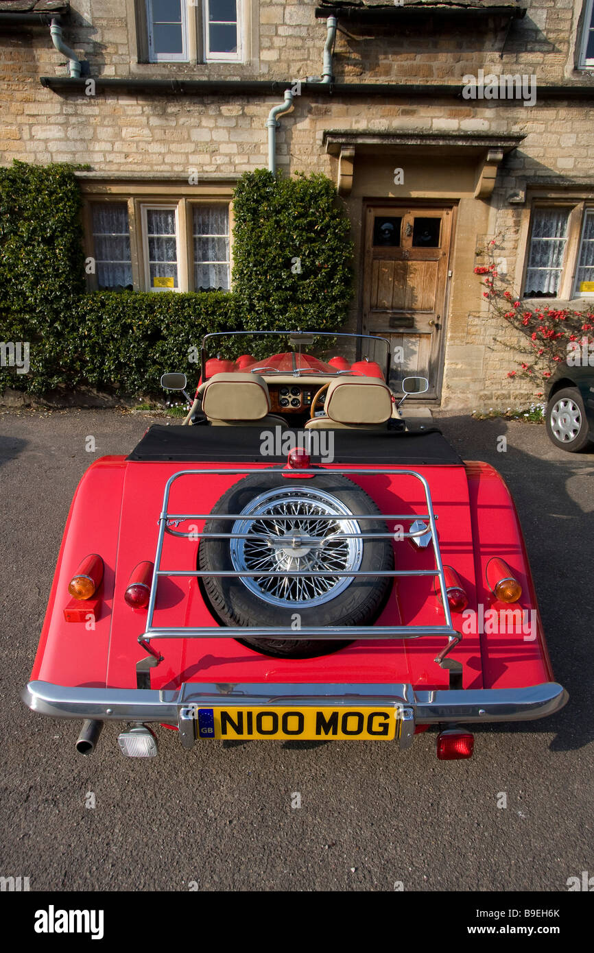 Morgan car - rear view Stock Photo - Alamy