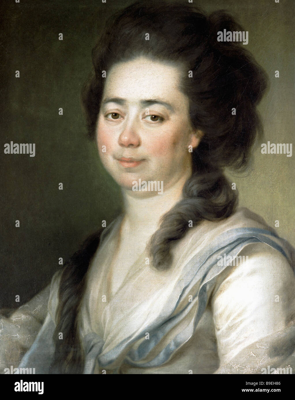 Reproduction of the painting Portrait of Bakunina 1782 by Dmitry ...