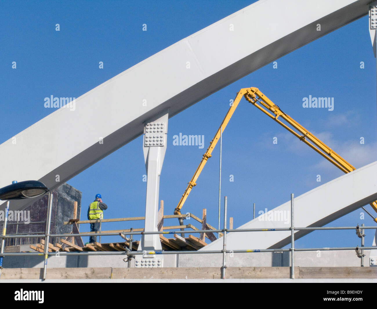 Bridge Construction Workers High Resolution Stock Photography and ...