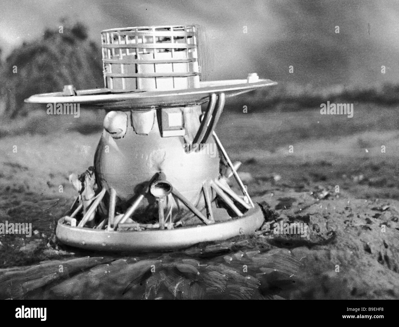 An analogue of the Venera 9 descent module that was delivered to the ...