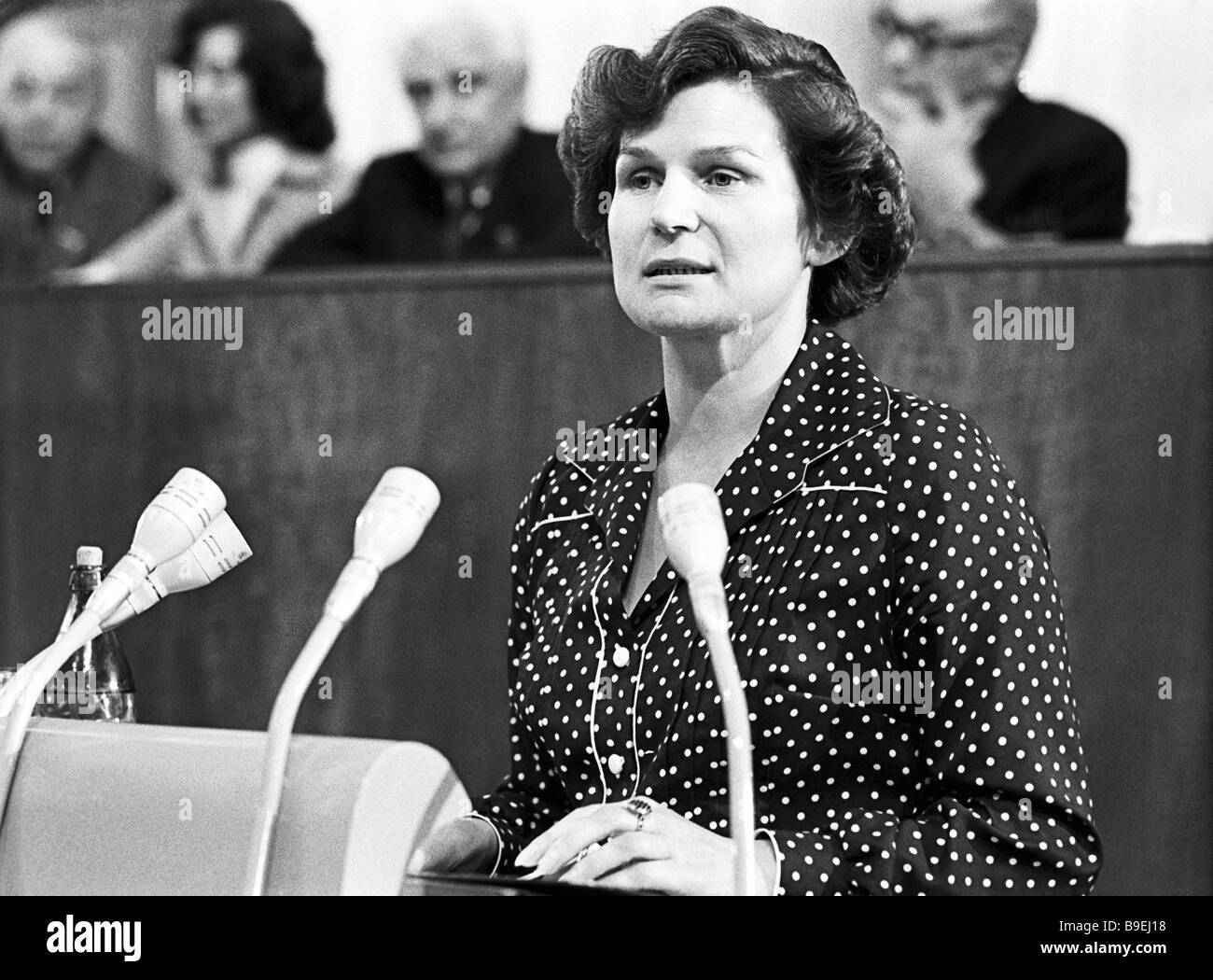 Valentina Nikolayeva Tereshkova Soviet Women s Committee President and ...